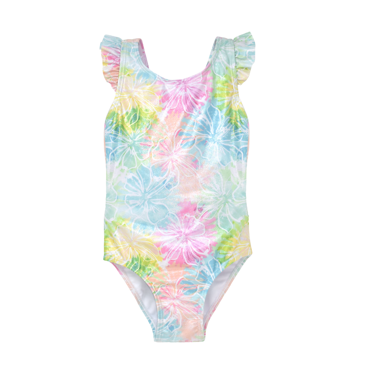 UPF 50+ Lili Ruffles & Bow Swimsuit - F – FlapHappy