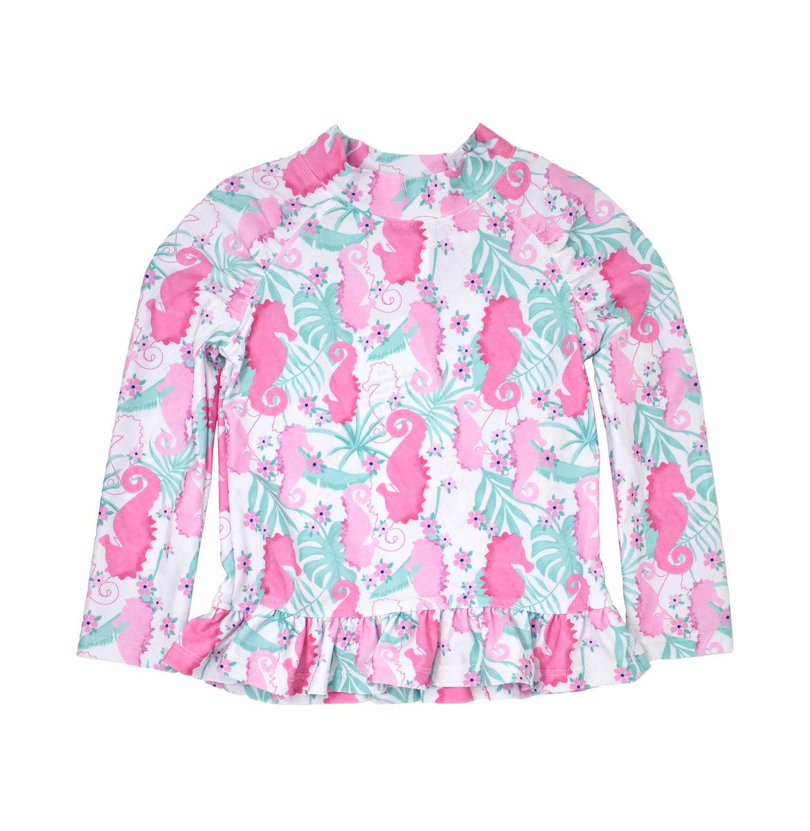 UPF 50+ Ruffle Rash Guard (Recycled) – FlapHappy